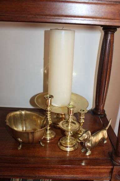 Brass Décor Grouping - Auction Ohio