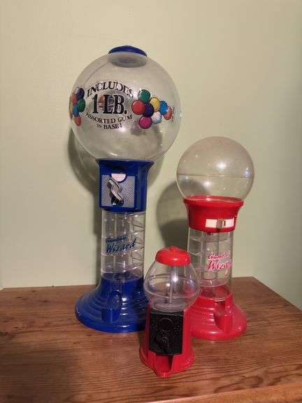 Gumball, Wizard Gumball Machines - Auction Ohio