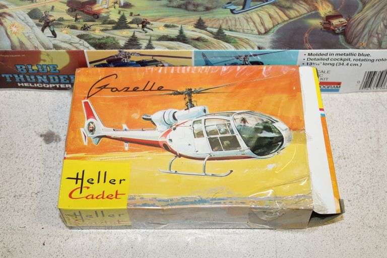 Vintage Helicopter Model Kits - Auction Ohio