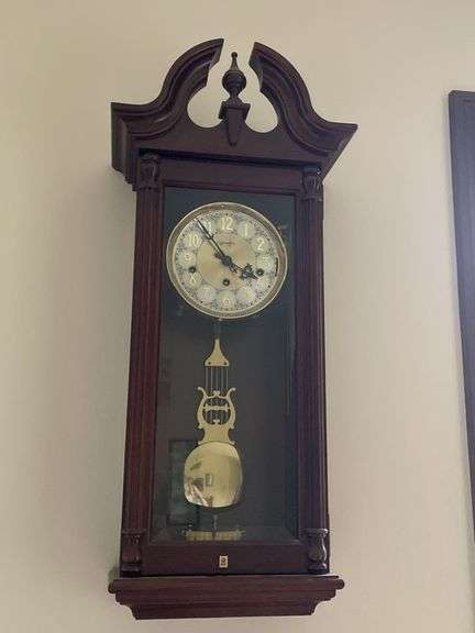 Hamilton Anniversary Wall Clock – With Key & Manual - Auction Ohio