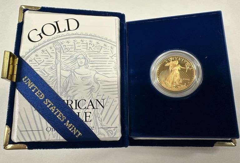 American Eagle One-Half Ounce Proof Gold Coin - Auction Ohio