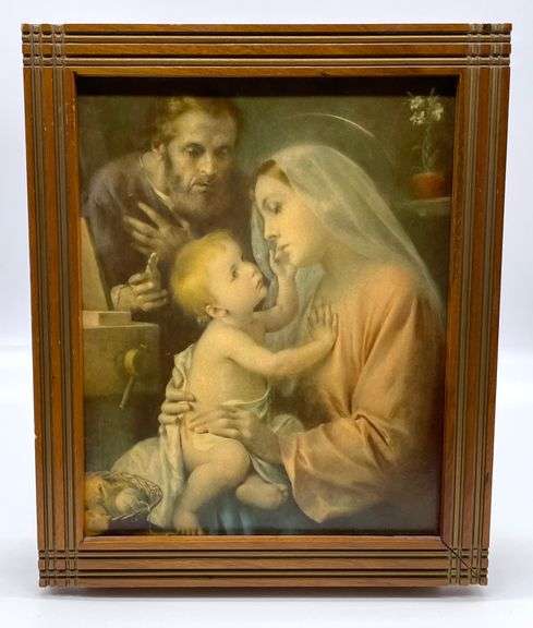 Vintage Catholic Sick Call Last Rites Cross Set - Auction Ohio