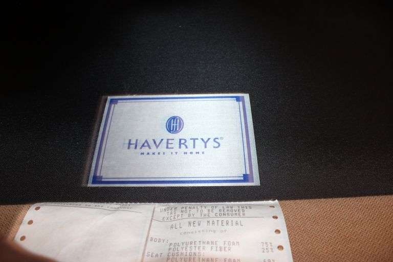 Haverty's Tan Loveseat - Auction Ohio