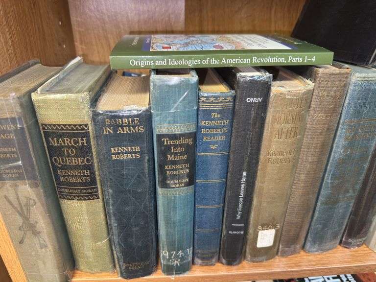 Books – Kenneth Roberts collection - Auction Ohio