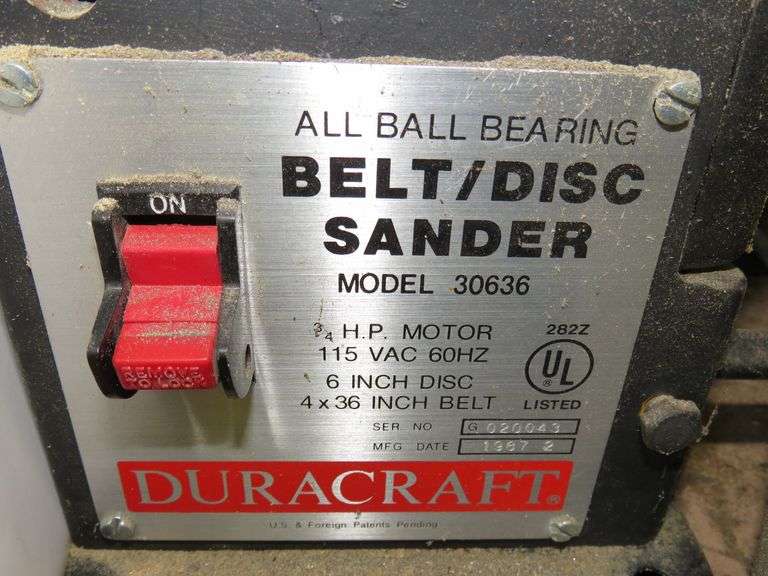 Belt/Disc Sander - Auction Ohio
