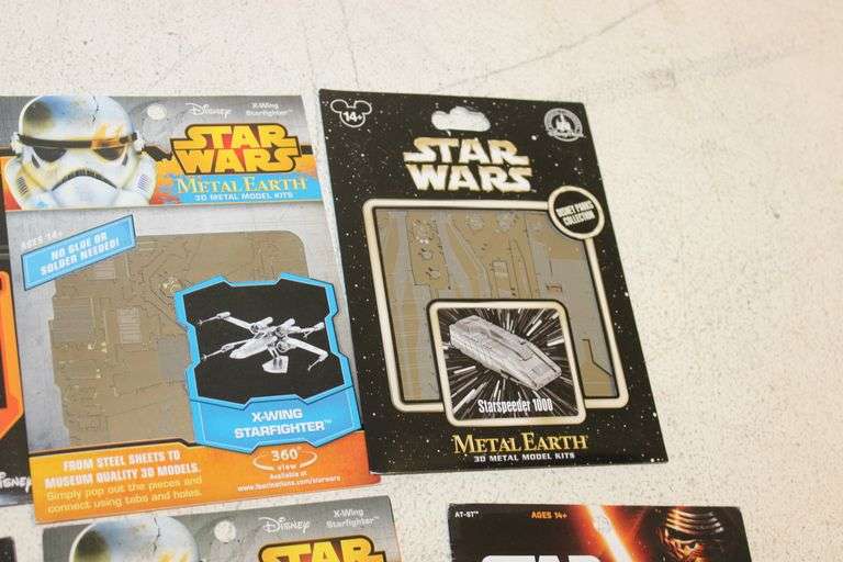 Star Wars Metal Model Kits - Auction Ohio
