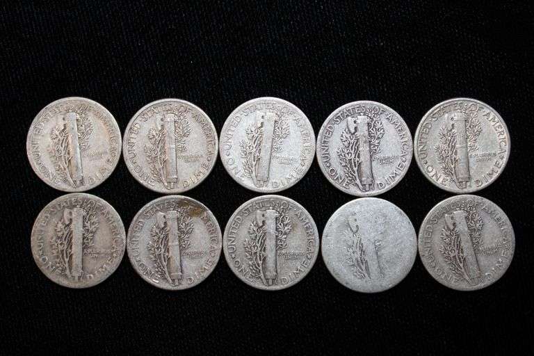 Mercury Dimes - Auction Ohio