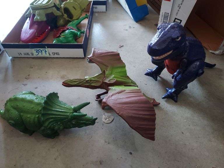 1980's Tyrantisaurus Rex, Turbodactyl, & Bionatops Masters Of The ...
