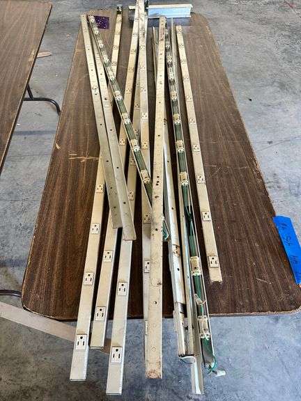 Lot of Metal Raceway Outlet Strips - Auction Ohio