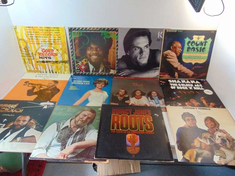 f Lot of (50) Vintage 33 RPM Records In Good Condition - Auction Ohio