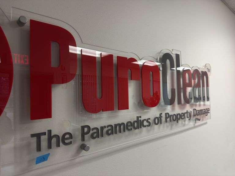 Puroclean Sign - Auction Ohio