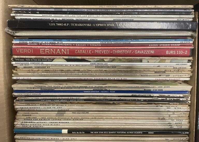 CLASSICAL, JAZZ, AND OPERA RECORDS AND BOX SETS. - Auction Ohio