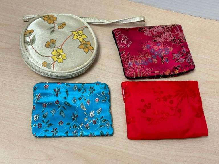 Fabric Coin Purse Pouches - Auction Ohio