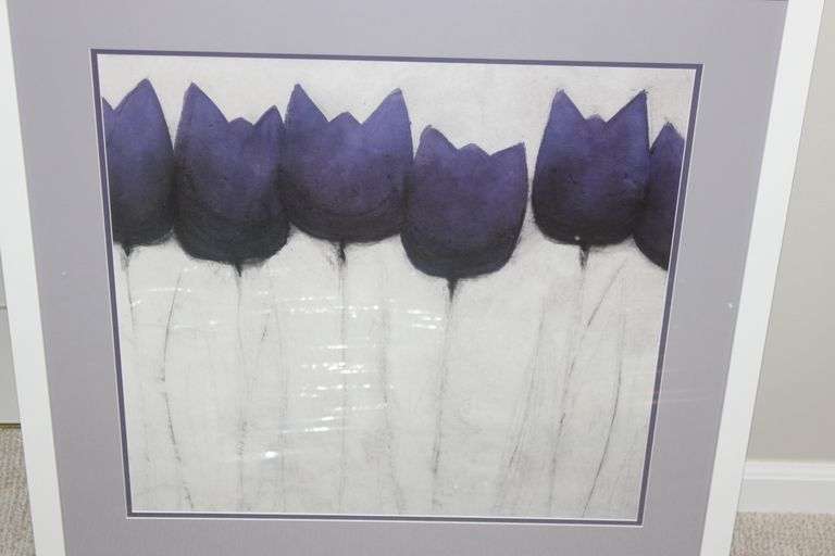 Purple Tulip Print - Auction Ohio