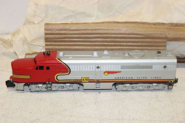 American Flyer Santa Fe Locomotive - Auction Ohio