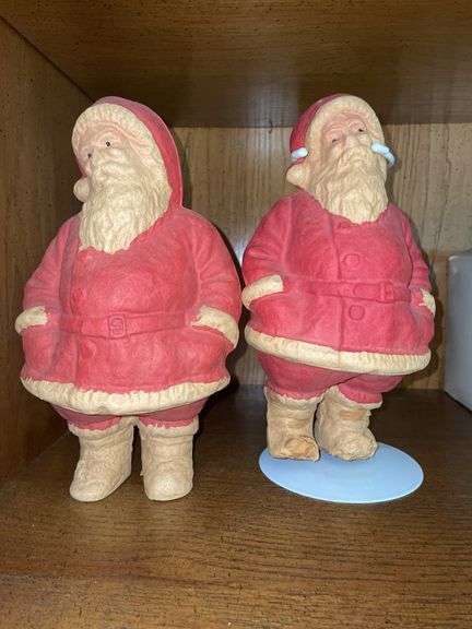 Vintage Paper Pulp Santa's - Auction Ohio