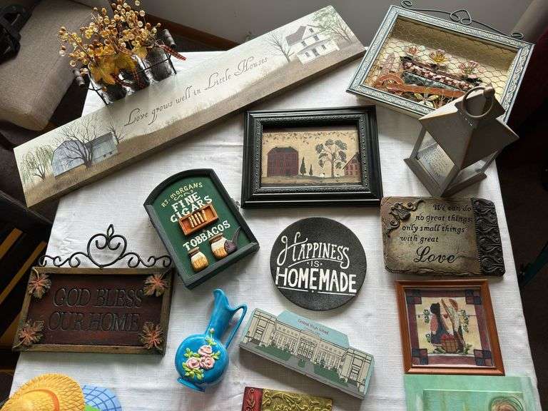 Decor, signs, plaques etc - Auction Ohio