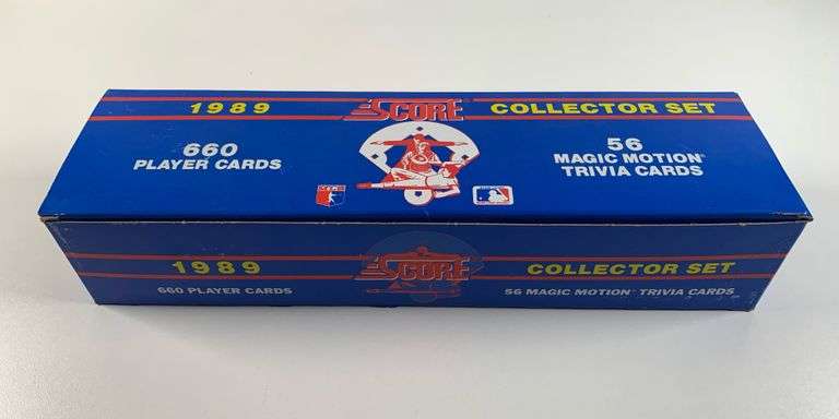 1989 Score Baseball 660 Card Complete Set - Auction Ohio
