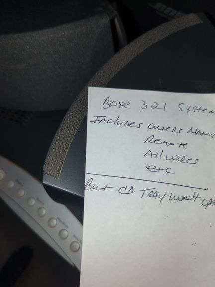 Bose 321 System - Auction Ohio