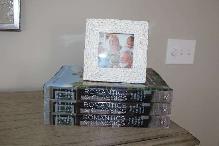 Photo Frame & Books - Auction Ohio