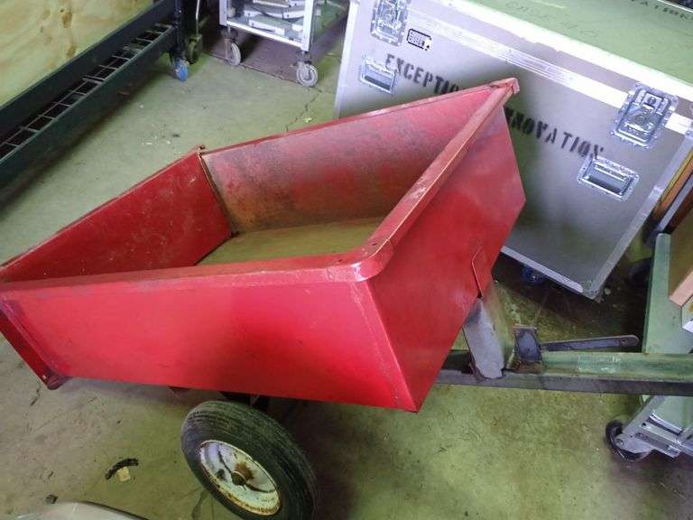 Red Devil, load hog pull behind Lawn/Yard cart - Auction Ohio