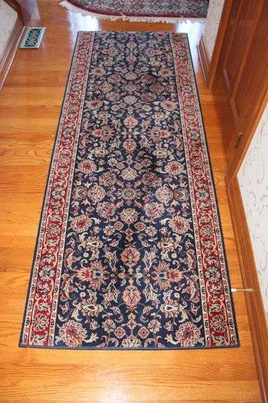 Navy Blue Rug Runner - Auction Ohio
