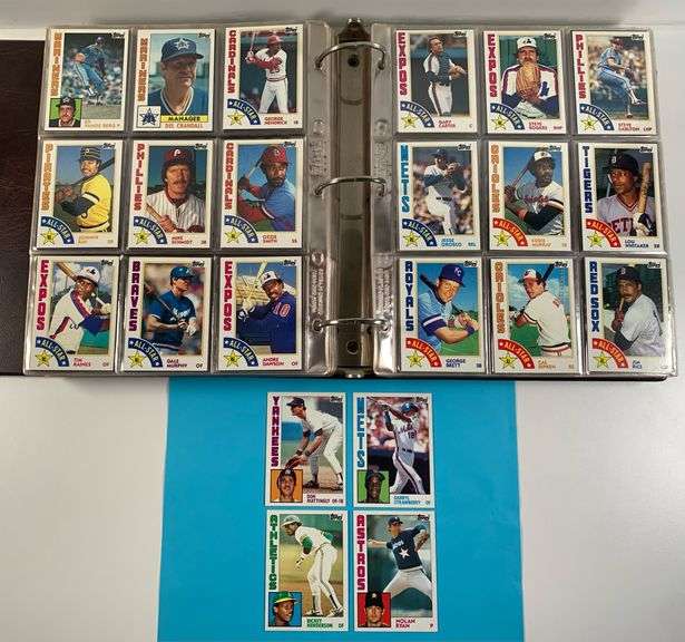1984 Topps Baseball Complete Set in Binder - Don Mattingly / Darryl ...