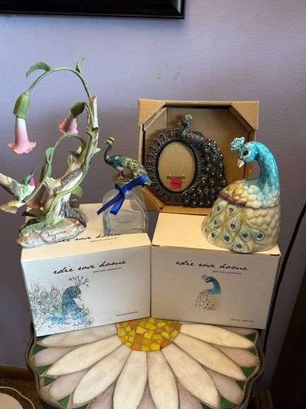 Edie Rose Home Peacock Collection and Assorted Decorative Items ...