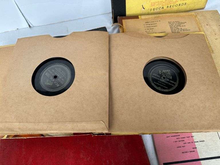 Vintage 78 RPM Records Big Band Swing Era - Auction Ohio