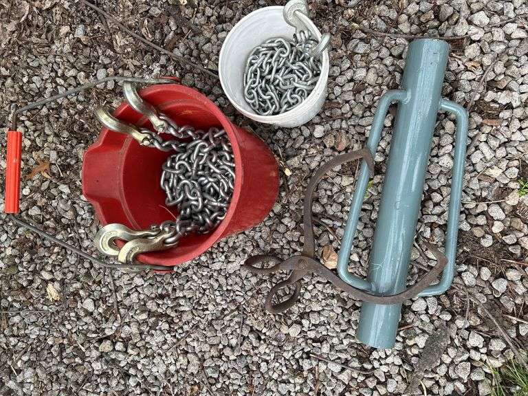 Chains & Post driver - Auction Ohio