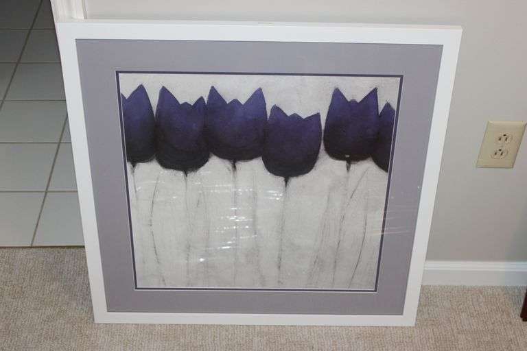 Purple Tulip Print - Auction Ohio
