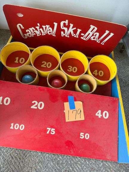 Vintage Toys Carnival Ski-Ball - Auction Ohio