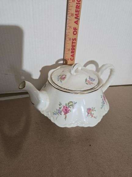 Message homer laughlin priscilla pattern teapot - Auction Ohio
