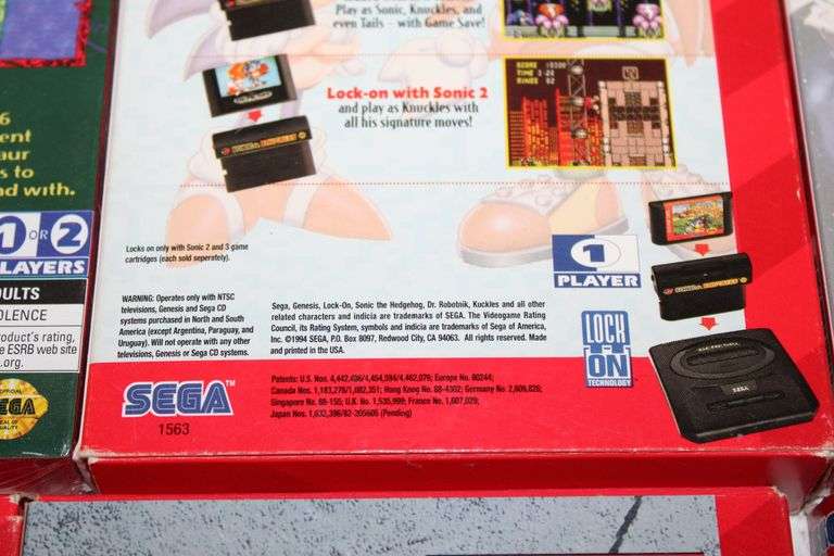 BOXES ONLY- Sega Genisis Game Boxes - Auction Ohio