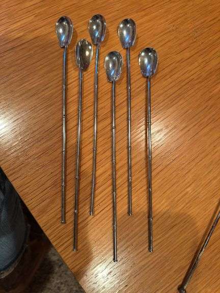 Sterling vase + leaf shaped spoon. - Auction Ohio