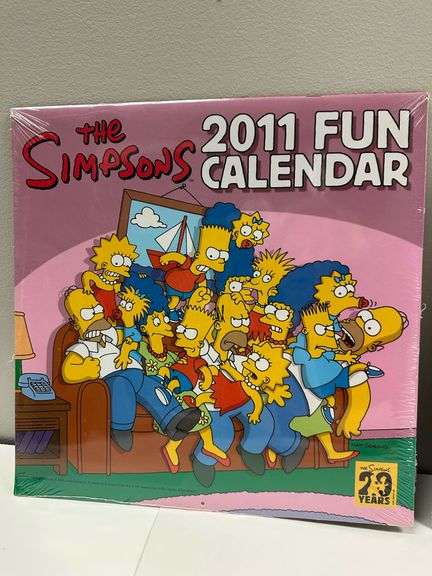 3 New Simpsons Fun Calendars - Auction Ohio