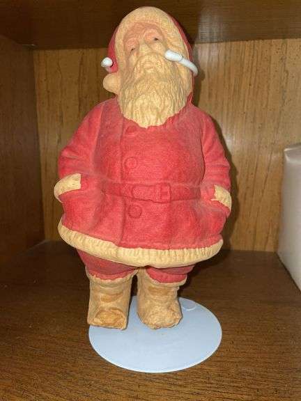 Vintage Paper Pulp Santa's - Auction Ohio