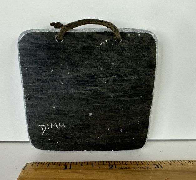 Inuit Soapstone Dimu Art Plaque Eskimo Igloo Dietrich Muckenheim ...