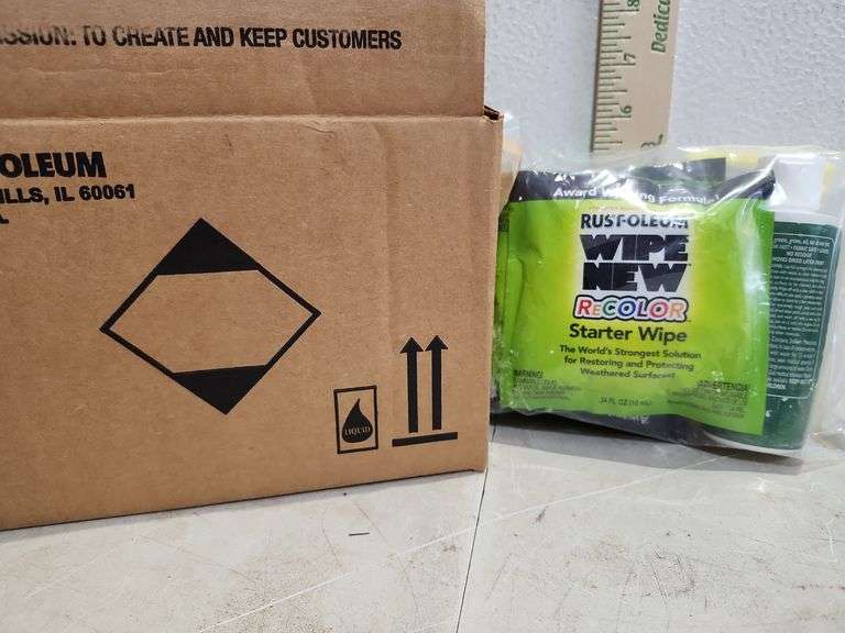 Rust-Oleum Wipe New Recolor Starter Wipe Kit - Auction Ohio