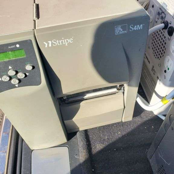 Zebra Stripe S4M Label Printer - Auction Ohio