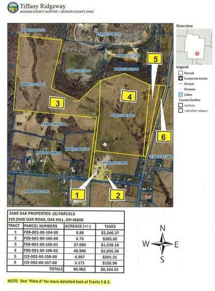 86 Acres - 6 Parcels - Auction Ohio Real Estate