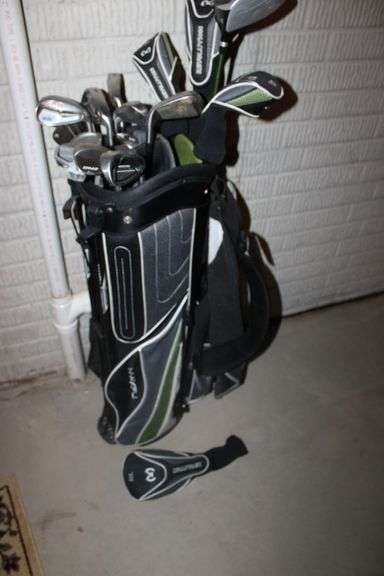 Maxfli Golf Bag & Clubs - Auction Ohio