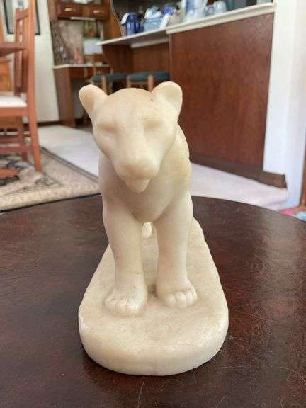 Vintage E. Edward Schillaci Lion Sculpture - Auction Ohio