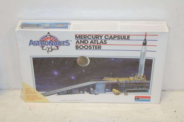 Mercury Capsule and Atlas Booster Model Kit - Auction Ohio