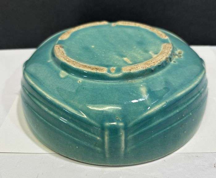 1940s McCoy Pottery Art Deco Drape Planter Flower Pot 8.5" - Auction Ohio