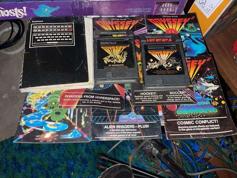 Odyssey 2 Game System Manuals & Games - Auction Ohio