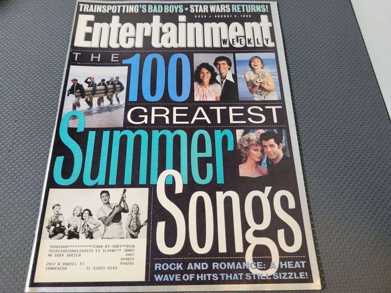 Entertainment Weekly – August 9, 1996 – 100 Greatest Summer Songs Issue ...