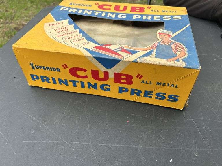 Superior “Cub” Printing Press - Auction Ohio