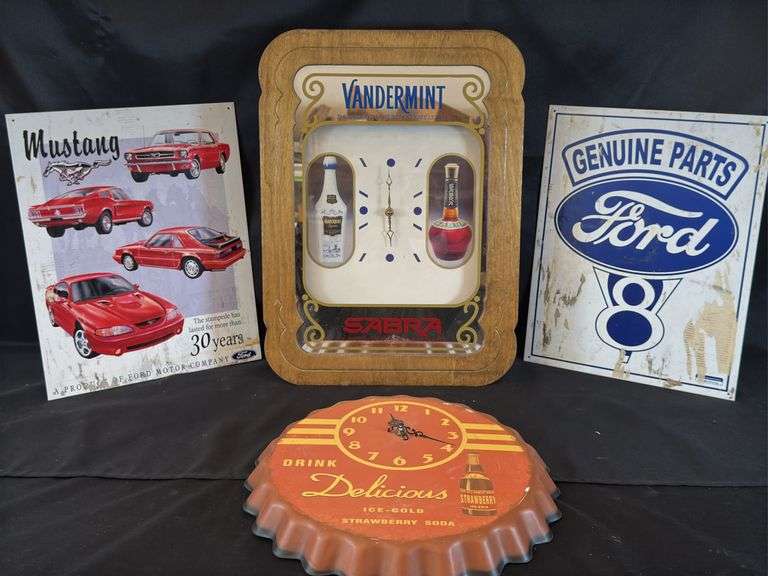 Man Cave Signs & Clocks - Auction Ohio