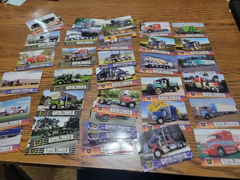 Assorted Super Truck 60+ Trading Cards - Auction Ohio